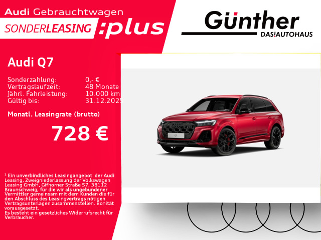 Audi Q7 55 TFSI S LINE+WINTERRÄDER+7 SITZER+ALLRADLEN - Wolfert Gruppe
